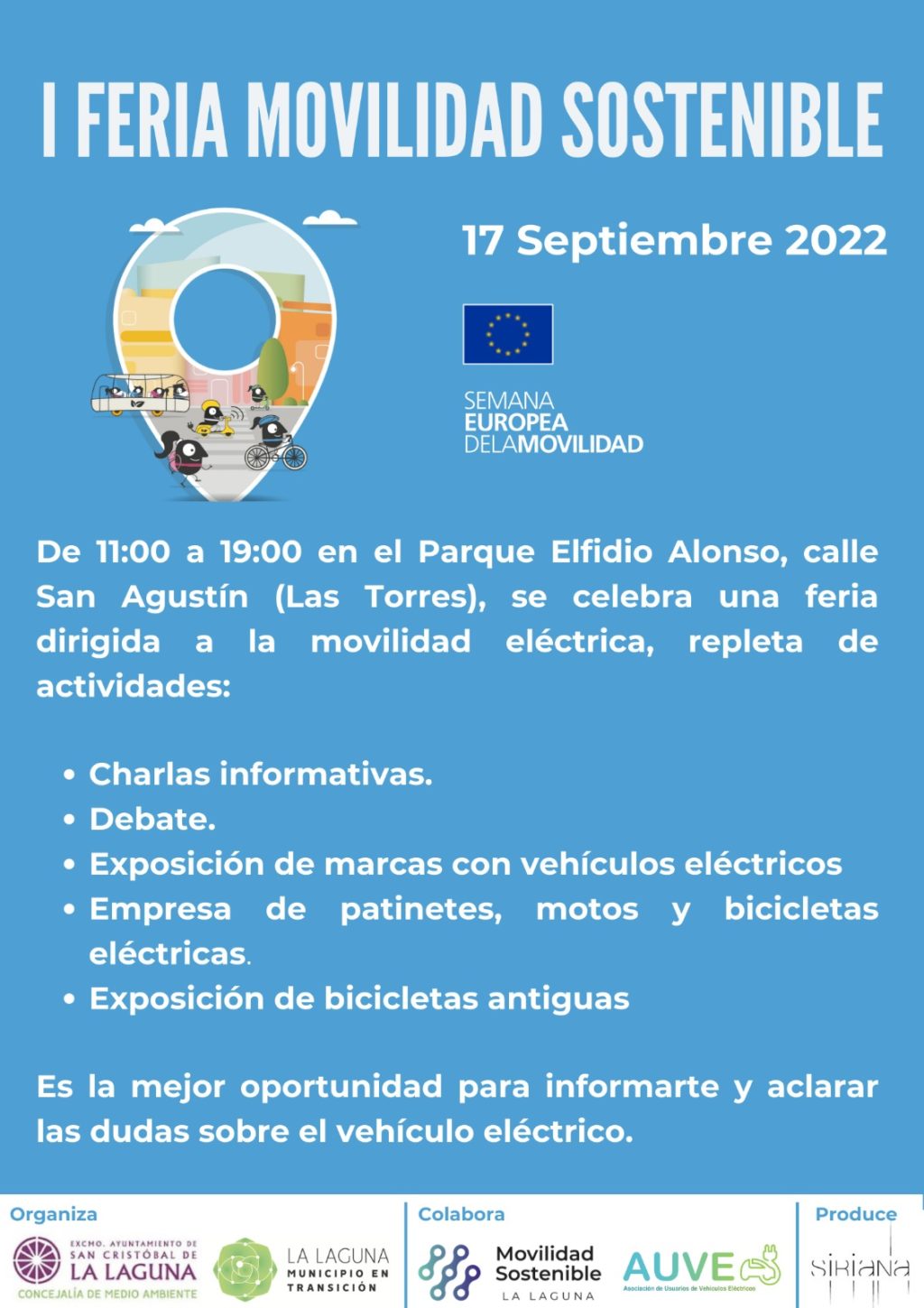 I Feria de la Movilidad Sostenible. “Semana Europea de la Movilidad.” – Fedetax